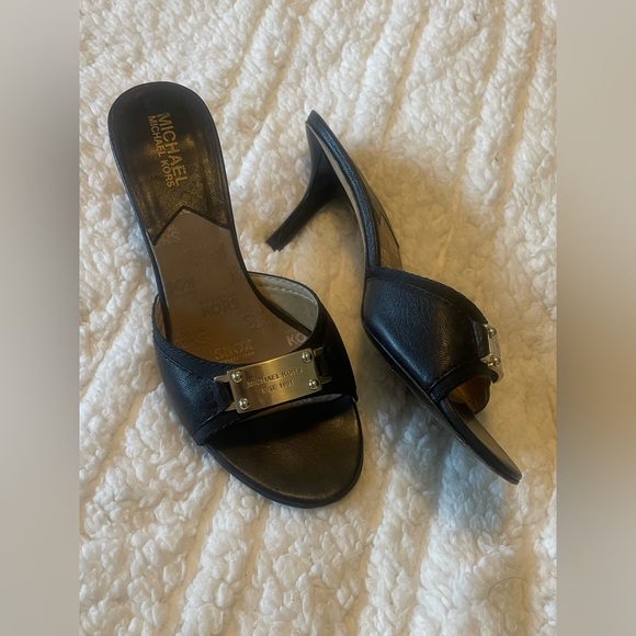 Shoes | Vintage Y2k 200s Michael Kors Mini Kitten Heel Sandal | Poshmark